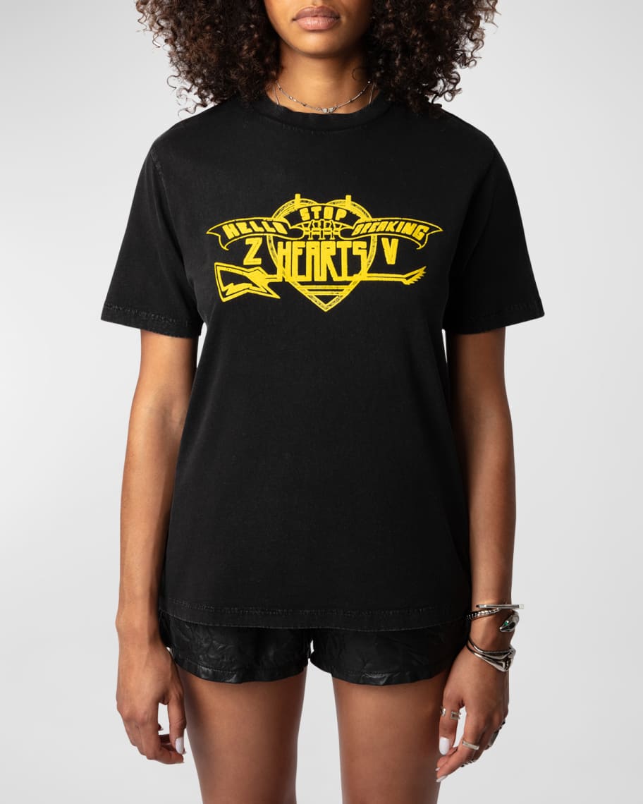 Zadig & Voltaire Edwin Hearts Tee | Neiman Marcus