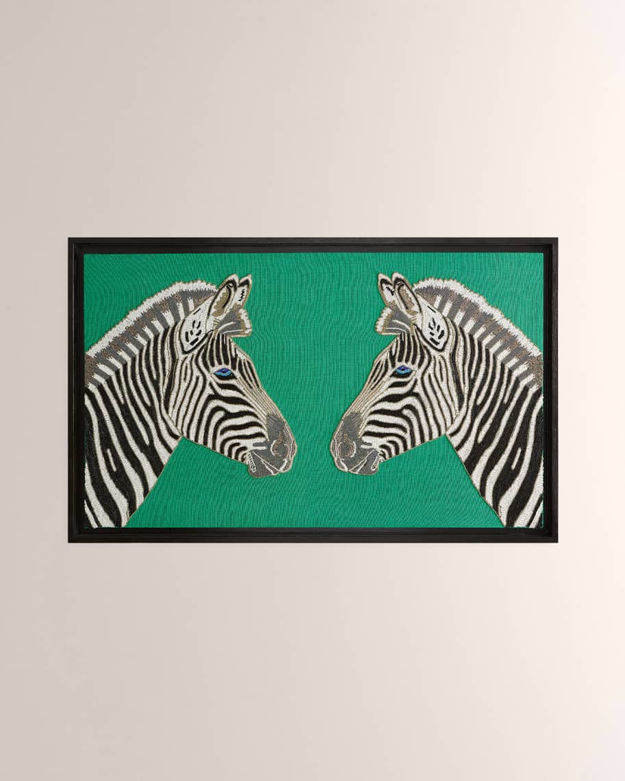Jonathan Adler Zebra Beaded Wall Art | Neiman Marcus