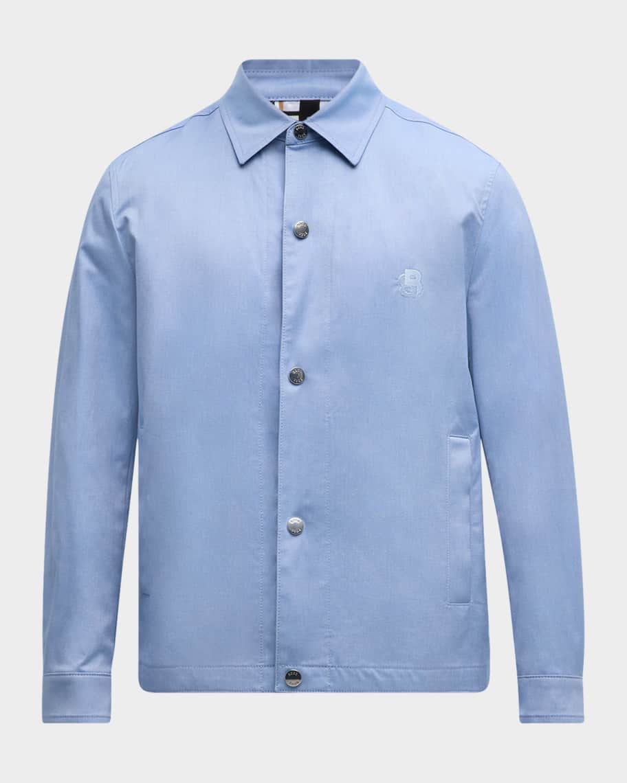 BOSS Men's Carper Coach's Logo-Embroidered Jacket | Neiman Marcus