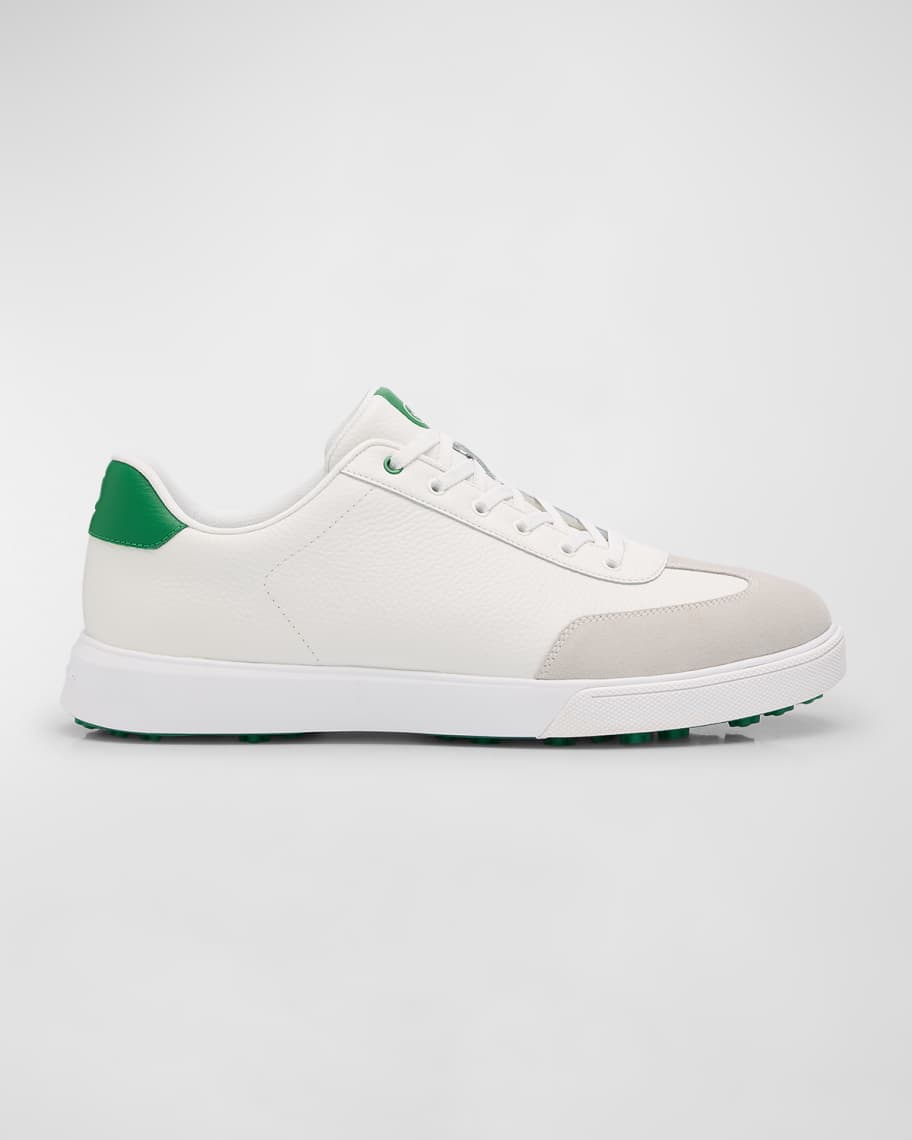 Peter Millar Men's Drift Hybrid Leather Court Sneakers | Neiman Marcus