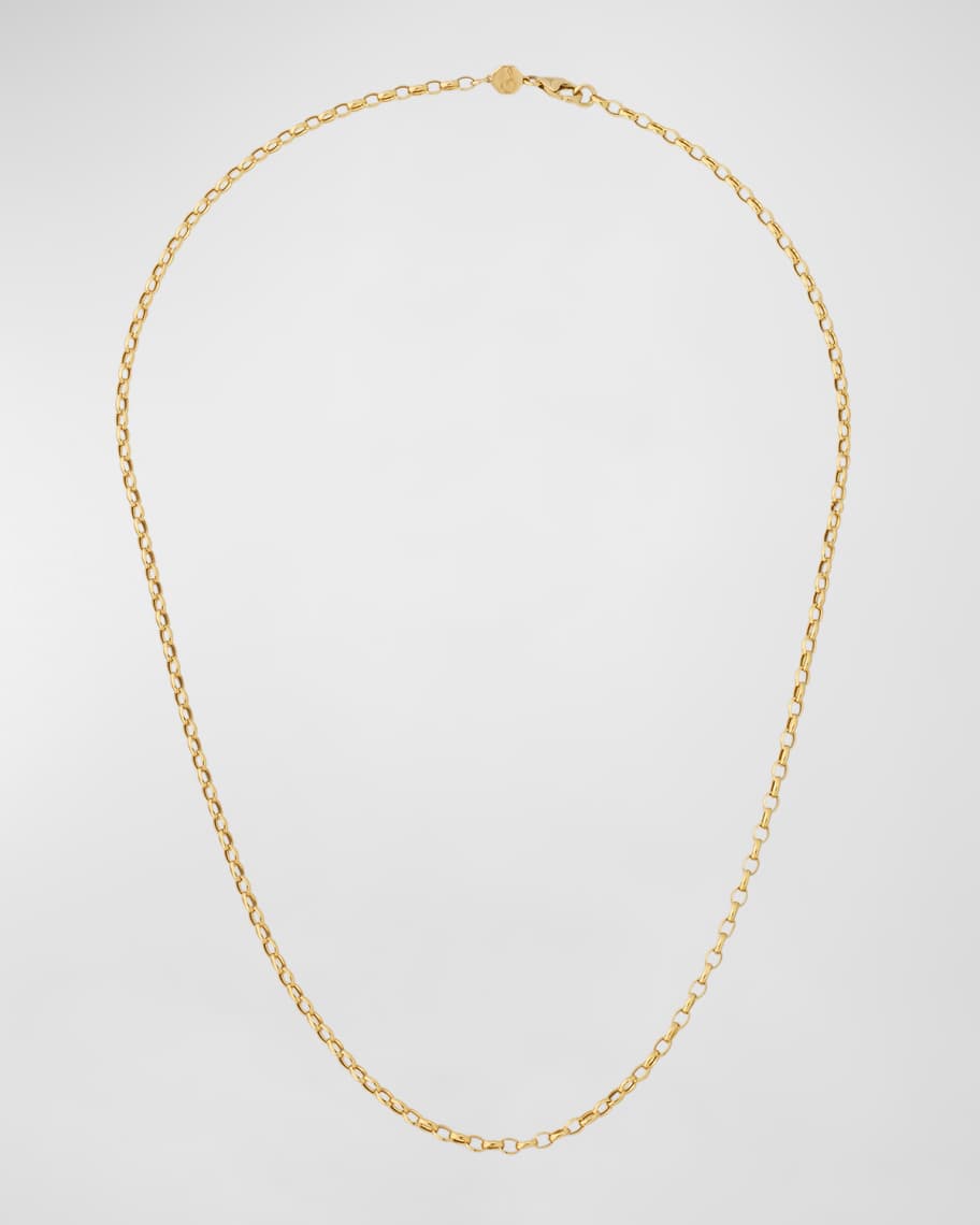 Sorellina 18K Yellow Gold Rolo Chain, 18"L | Neiman Marcus