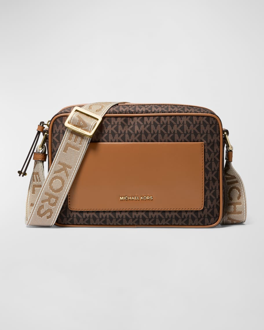 MICHAEL Michael Kors Jet Set Large Monogram Crossbody Bag | Neiman Marcus