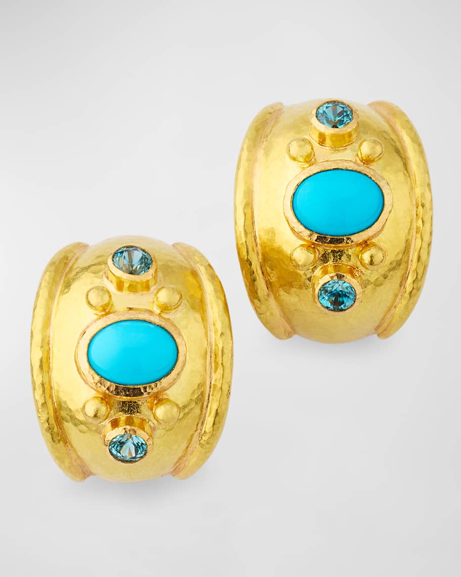 Elizabeth Locke 19K Yellow Gold Medium Vertical Sleeping Beauty ...