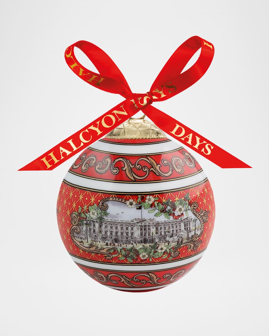 Halcyon Days Buckingham Palace Christmas Ornament | Neiman Marcus
