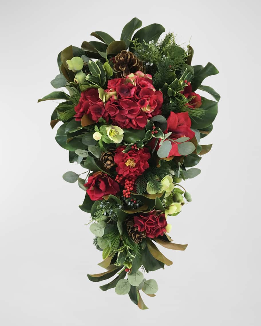 Winward Home Floral Teardrop Door Spray | Neiman Marcus