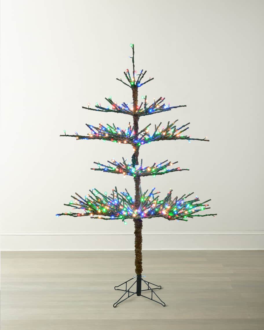 Winward Home Twig Pine Pre-Lit LED Christmas Tree, 5' | Neiman Marcus