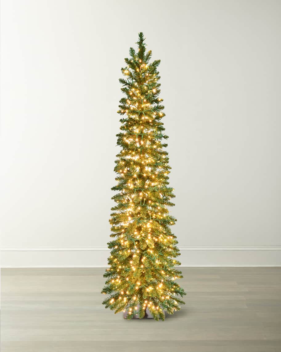 Winward Home Aspen Pine Pre-Lit Christmas Tree, 4.5' | Neiman Marcus