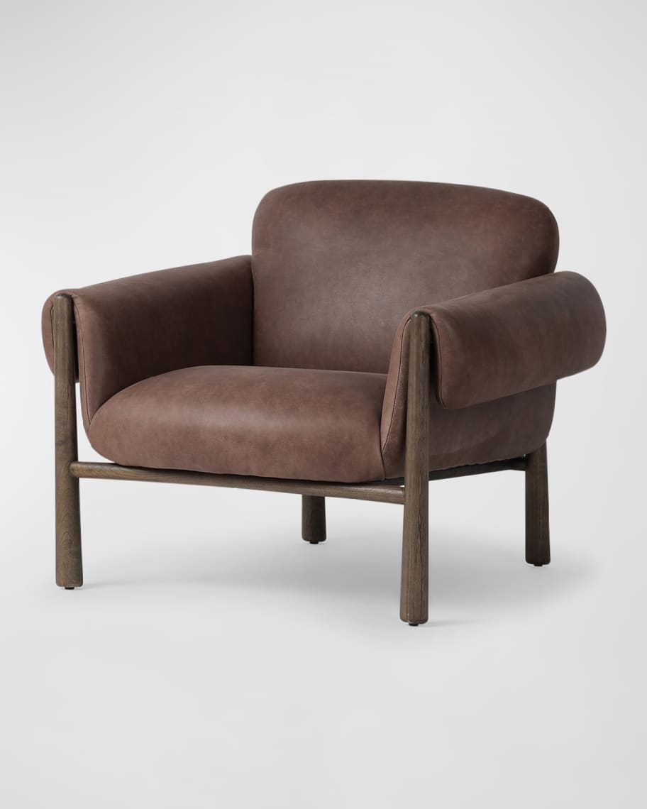 Four Hands Olia Leather Chair | Neiman Marcus