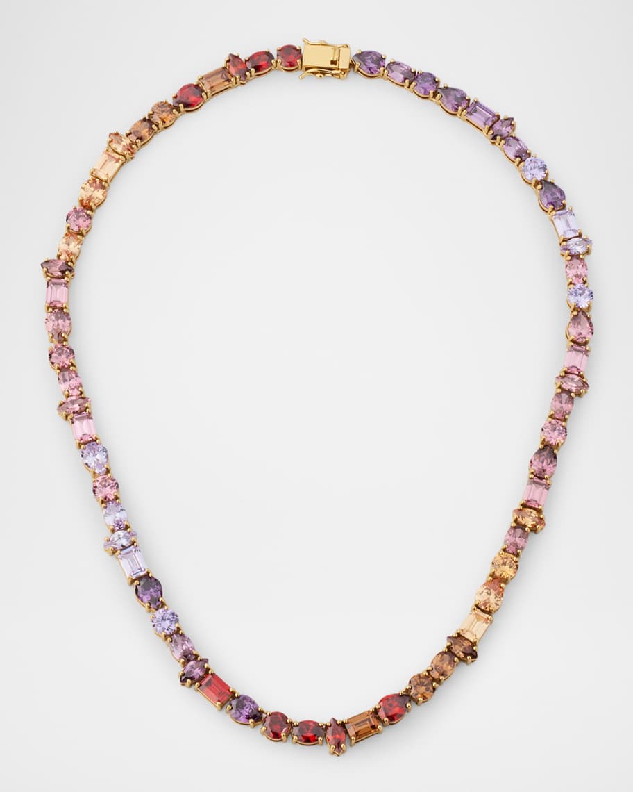 Mignonne Gavigan Tompkins Crystal Tennis Necklace | Neiman Marcus