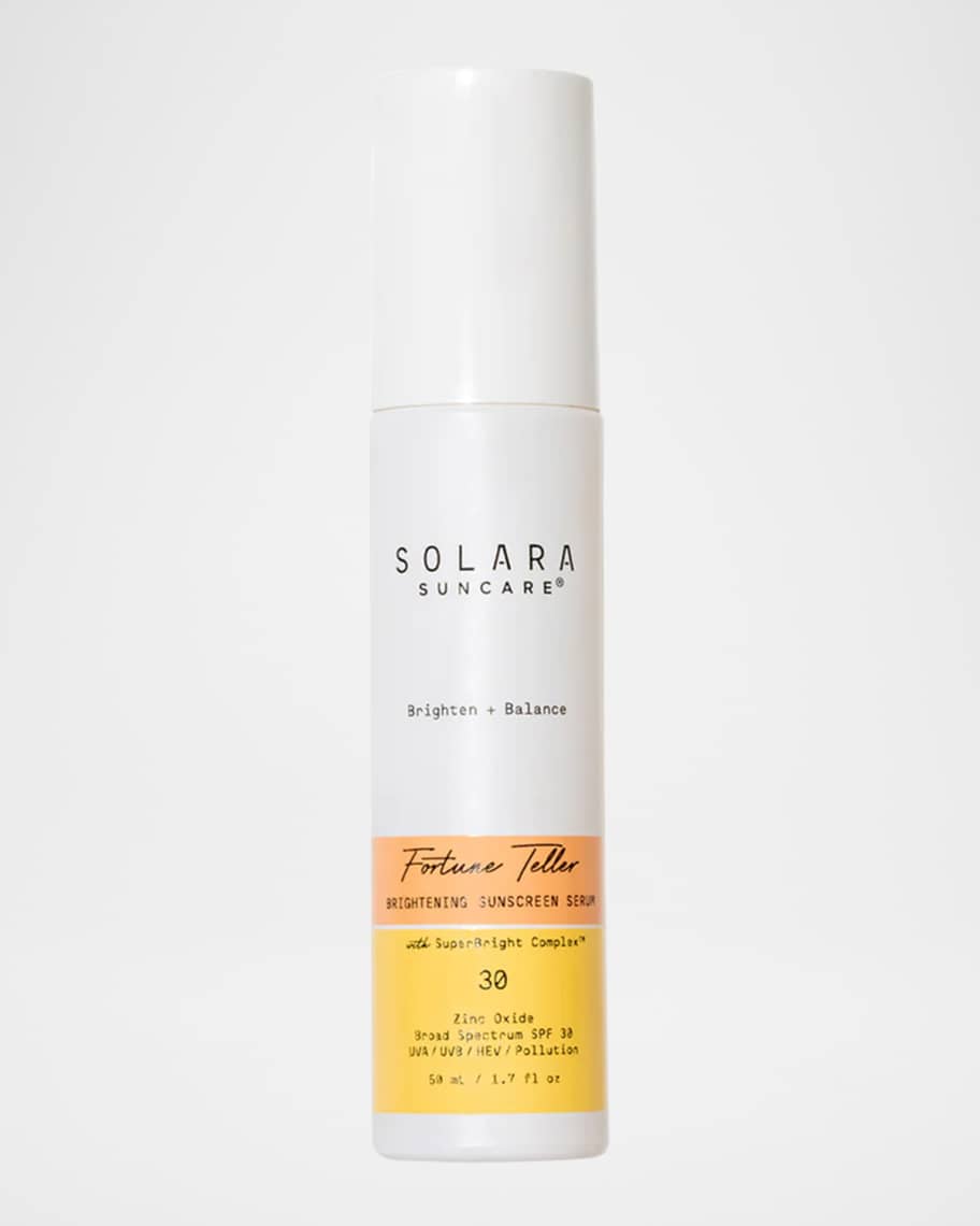Solara Suncare Fortune Teller Brightening Sunscreen Serum, 1.7 oz ...