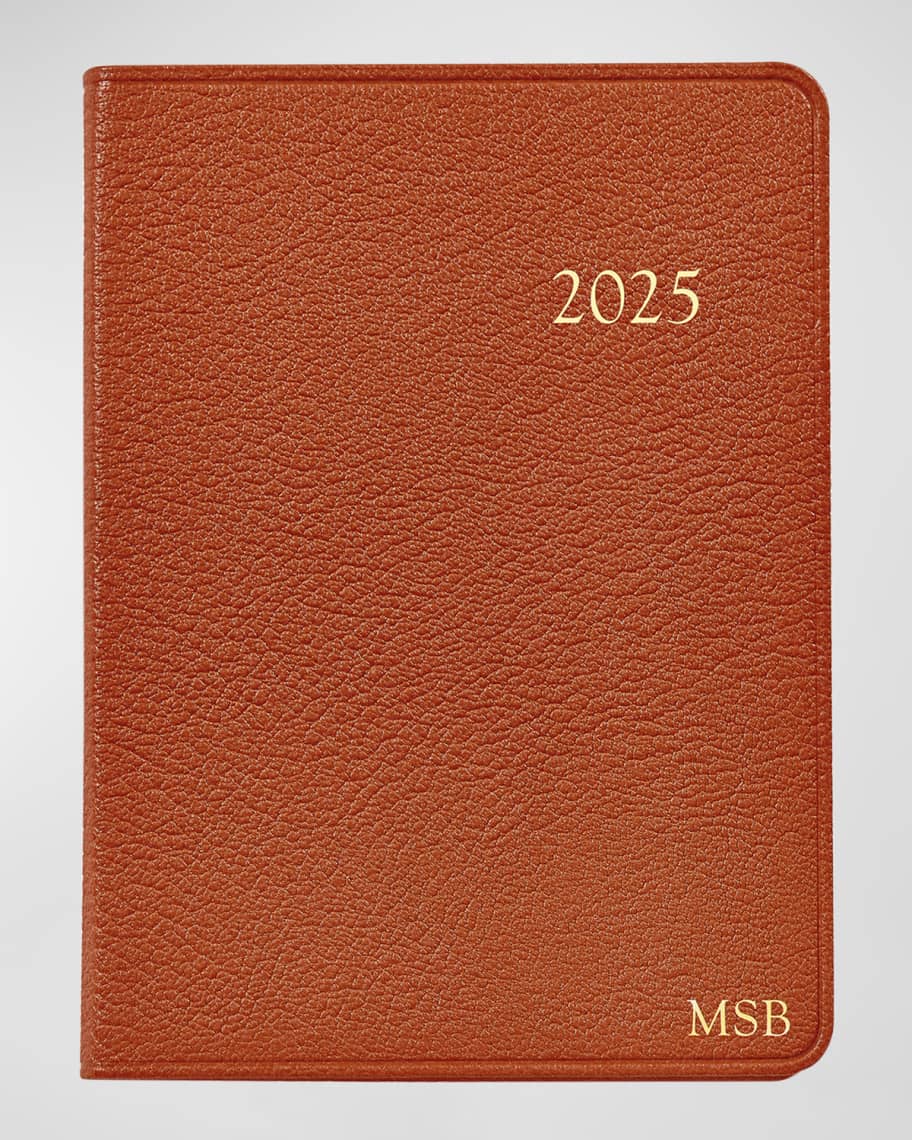 Graphic Image 2025 Leather Notebook, Personalized | Neiman Marcus