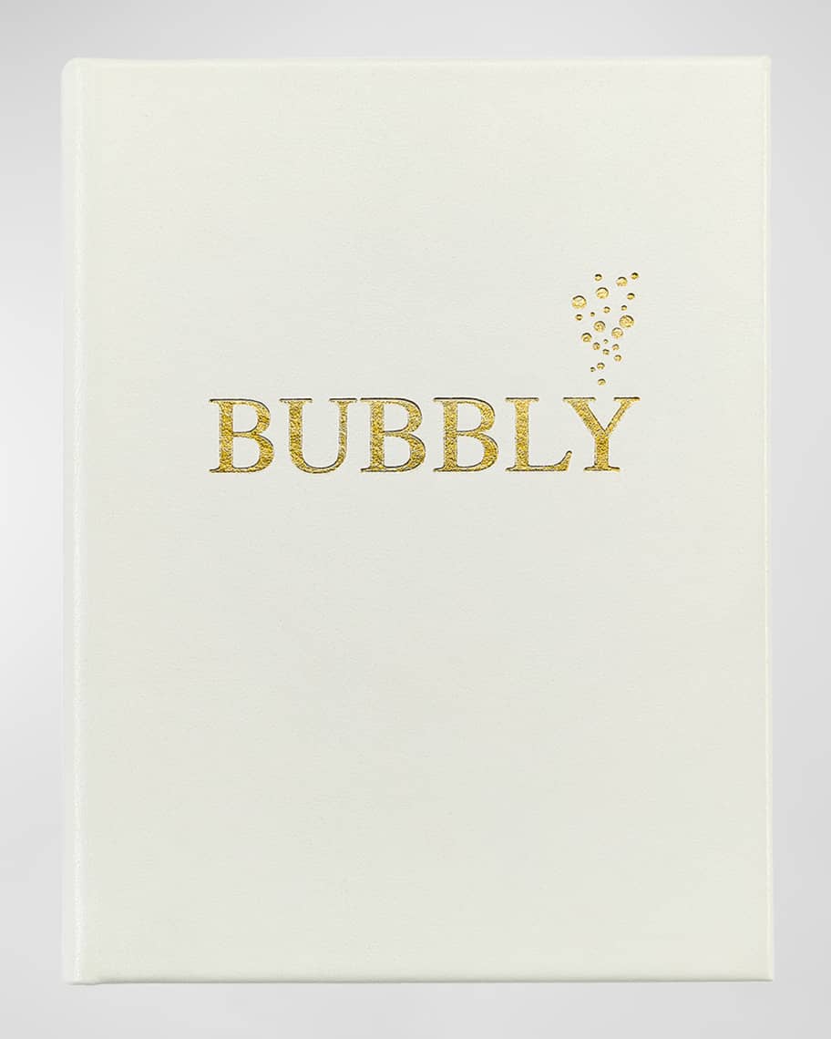 Graphic Image "Bubbly" Leather-Bound Book by Colleen Jeffers | Neiman ...