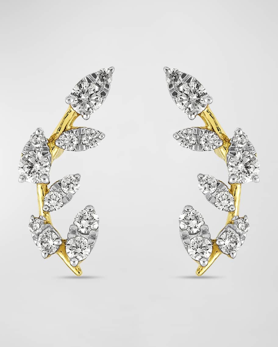 STONE AND STRAND Secret Garden Trellis Stud Earrings | Neiman Marcus