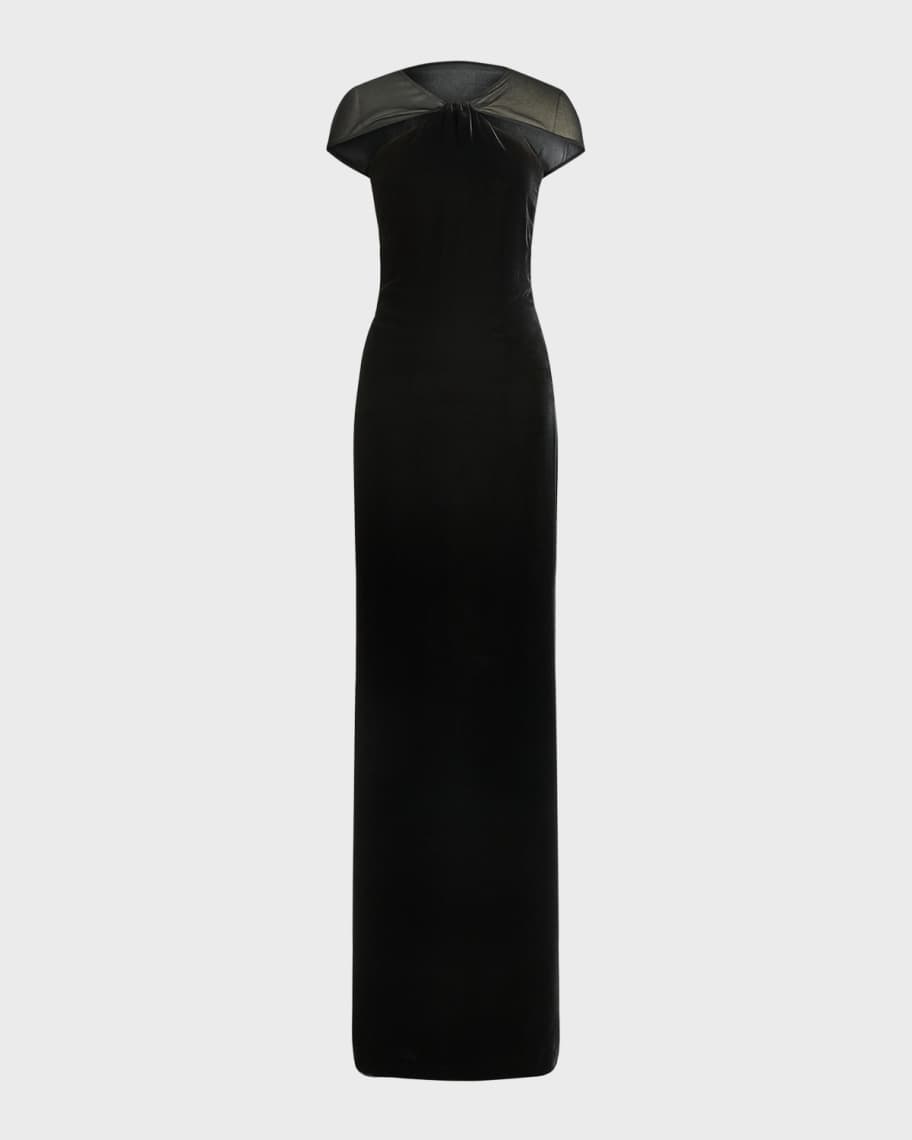 Ralph Lauren Collection Maiden Velvet Evening Dress | Neiman Marcus