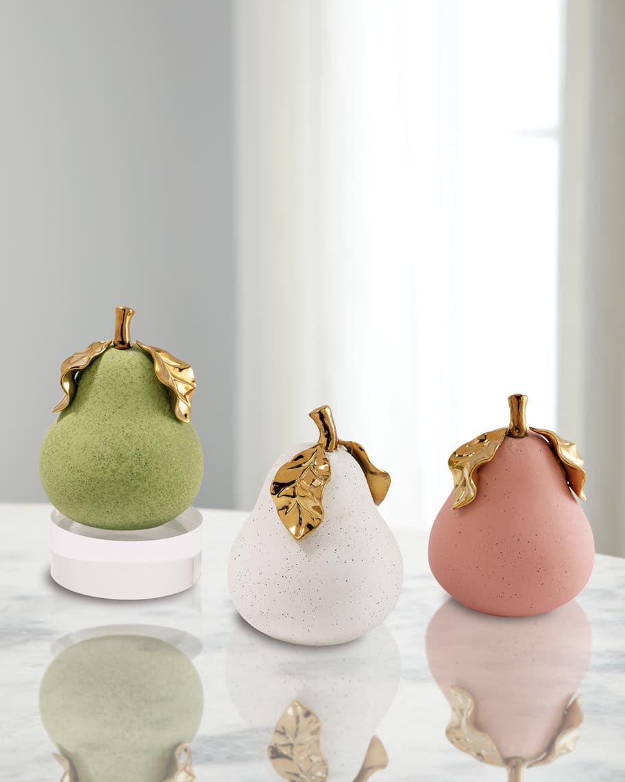 Port 68 Macaroon Pears, Set of 3 | Neiman Marcus