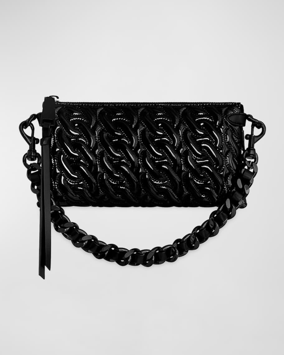 Rebecca Minkoff Chain-Link Quilted Leather Crossbody Bag | Neiman Marcus