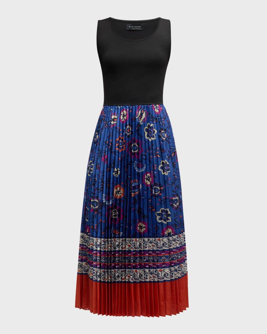 Elie Tahari The Mave Twilight Jarden Printed Dress | Neiman Marcus