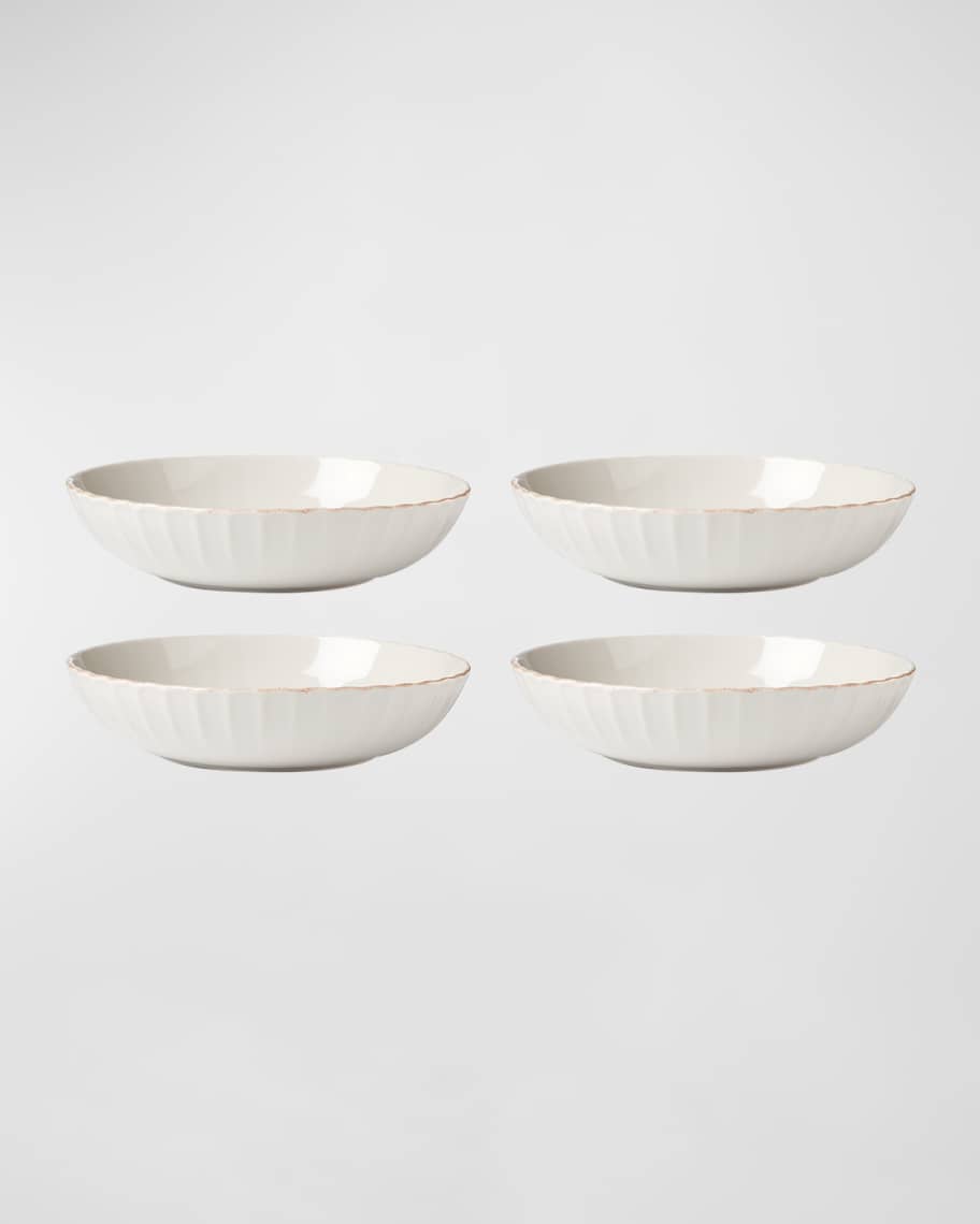 Lenox French Perle Scallop Pasta Bowls, Set of 4 | Neiman Marcus