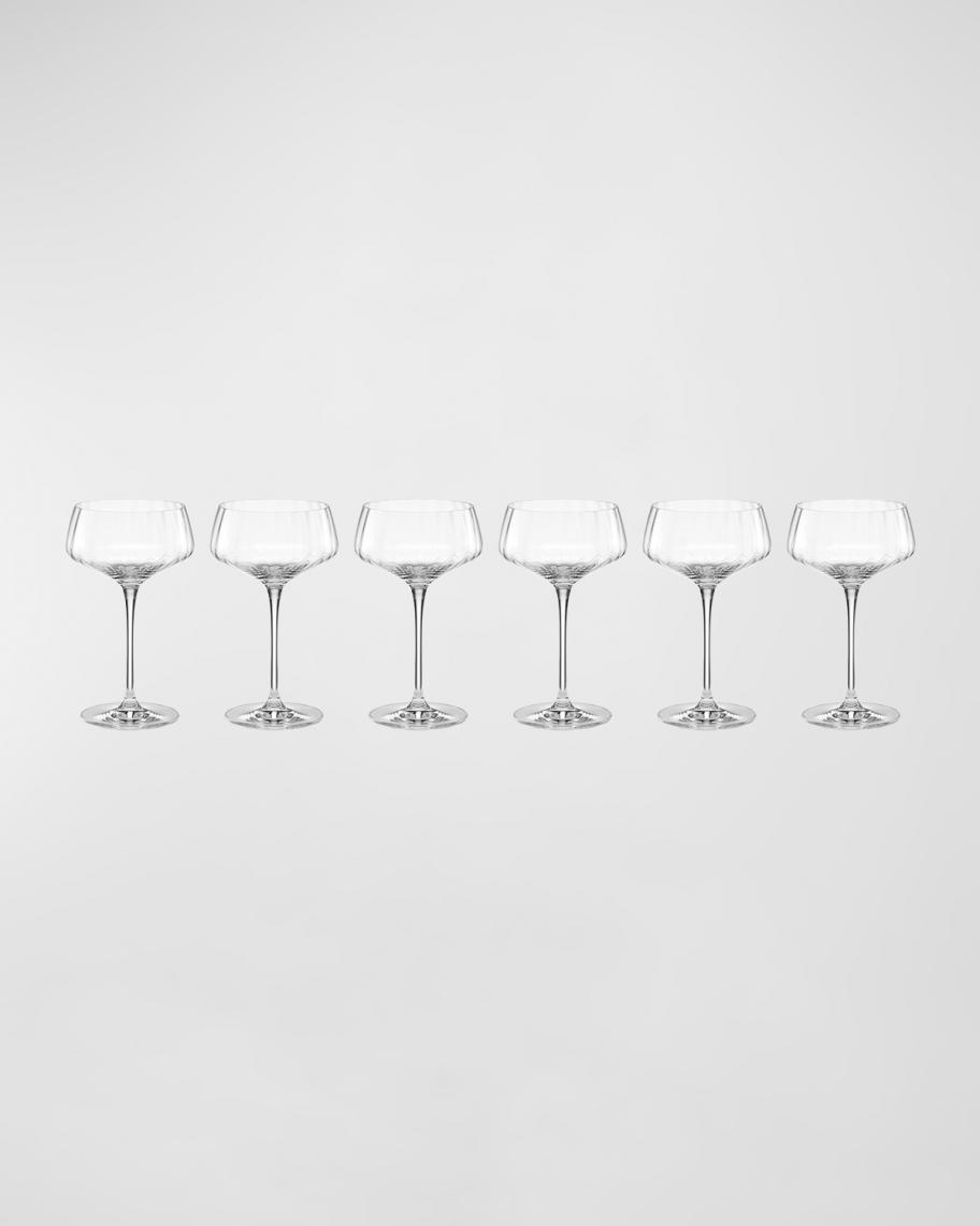 Lenox Tuscany Classics Angled Optic Coupe Glasses, Set of 6 | Neiman Marcus