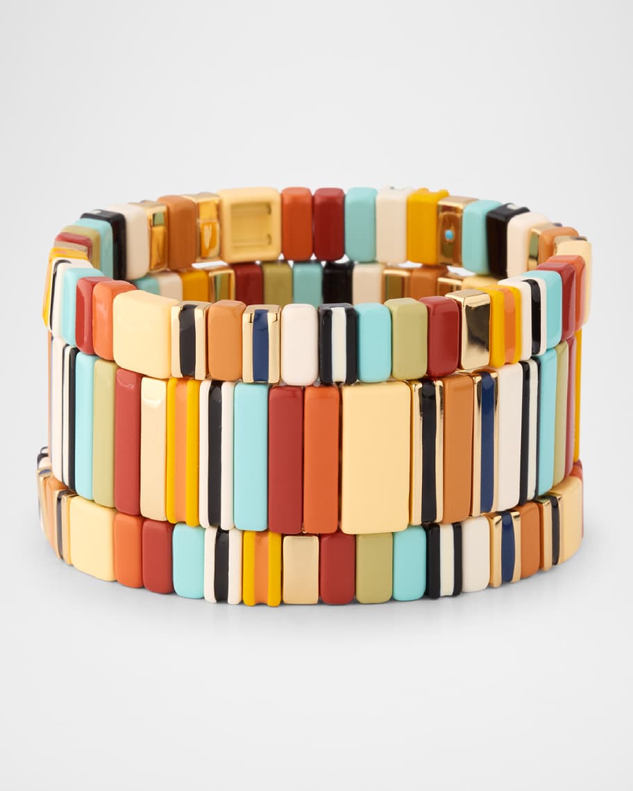 Roxanne Assoulin Sienna Stack Bracelets, Set of 3 | Neiman Marcus