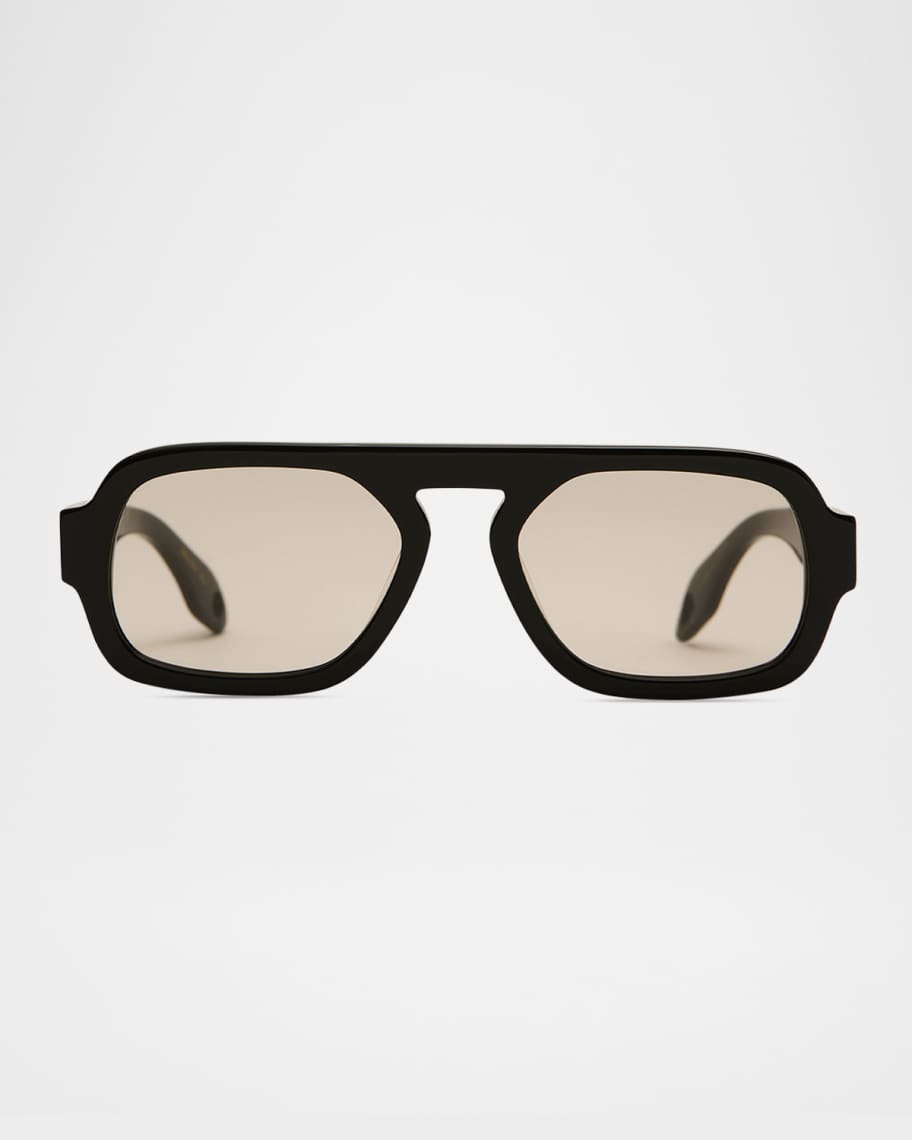 Elisa Johnson Jane Acetate Aviator Sunglasses | Neiman Marcus
