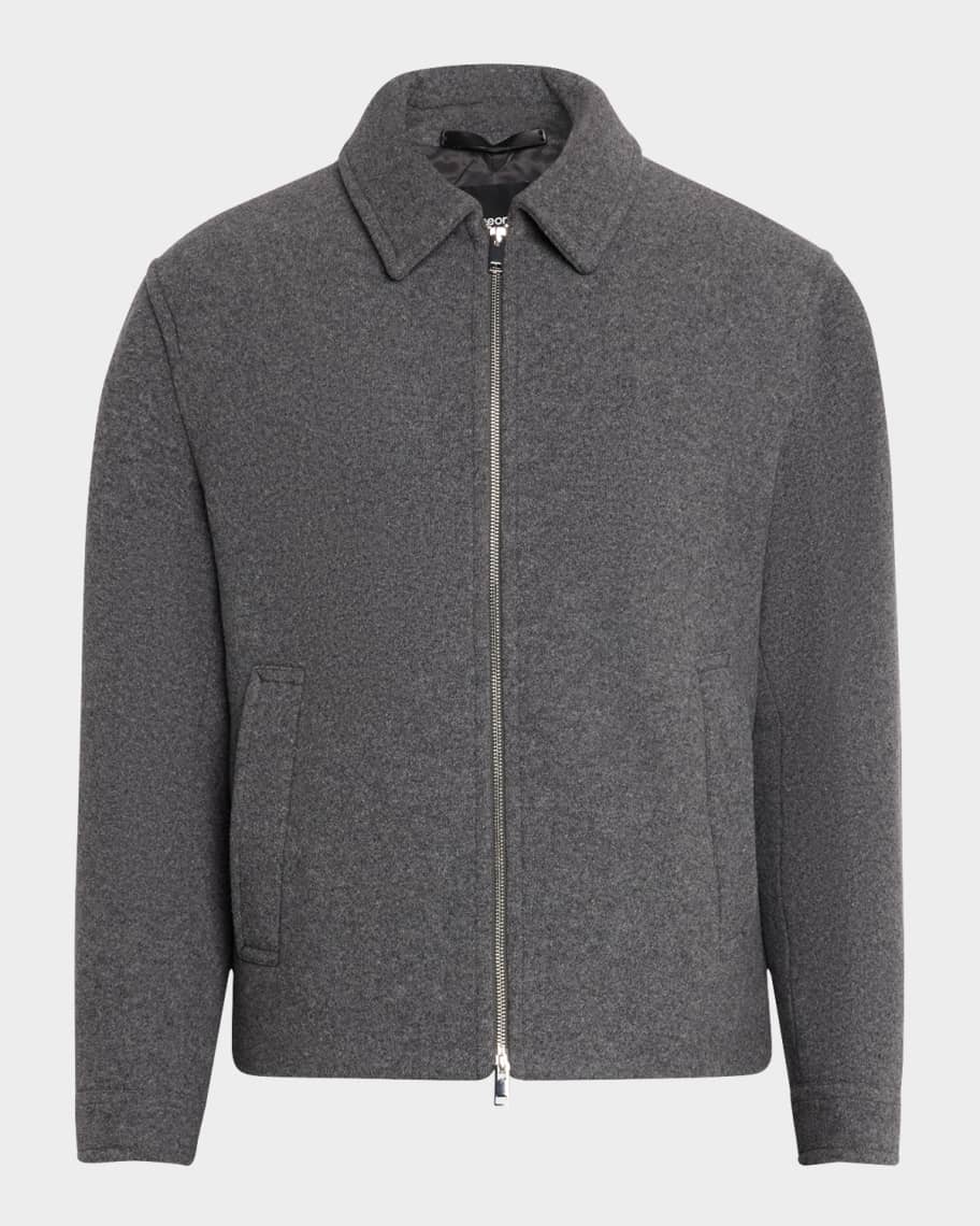 Theory Men's Milo Jacket in Double-Knit Wool | Neiman Marcus