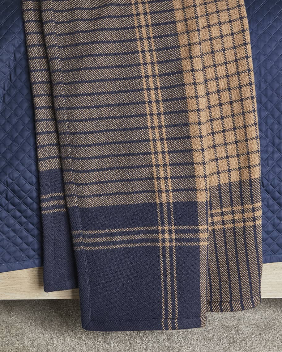 Ralph Lauren Home Thacher Throw Blanket, 54" x 72" | Neiman Marcus