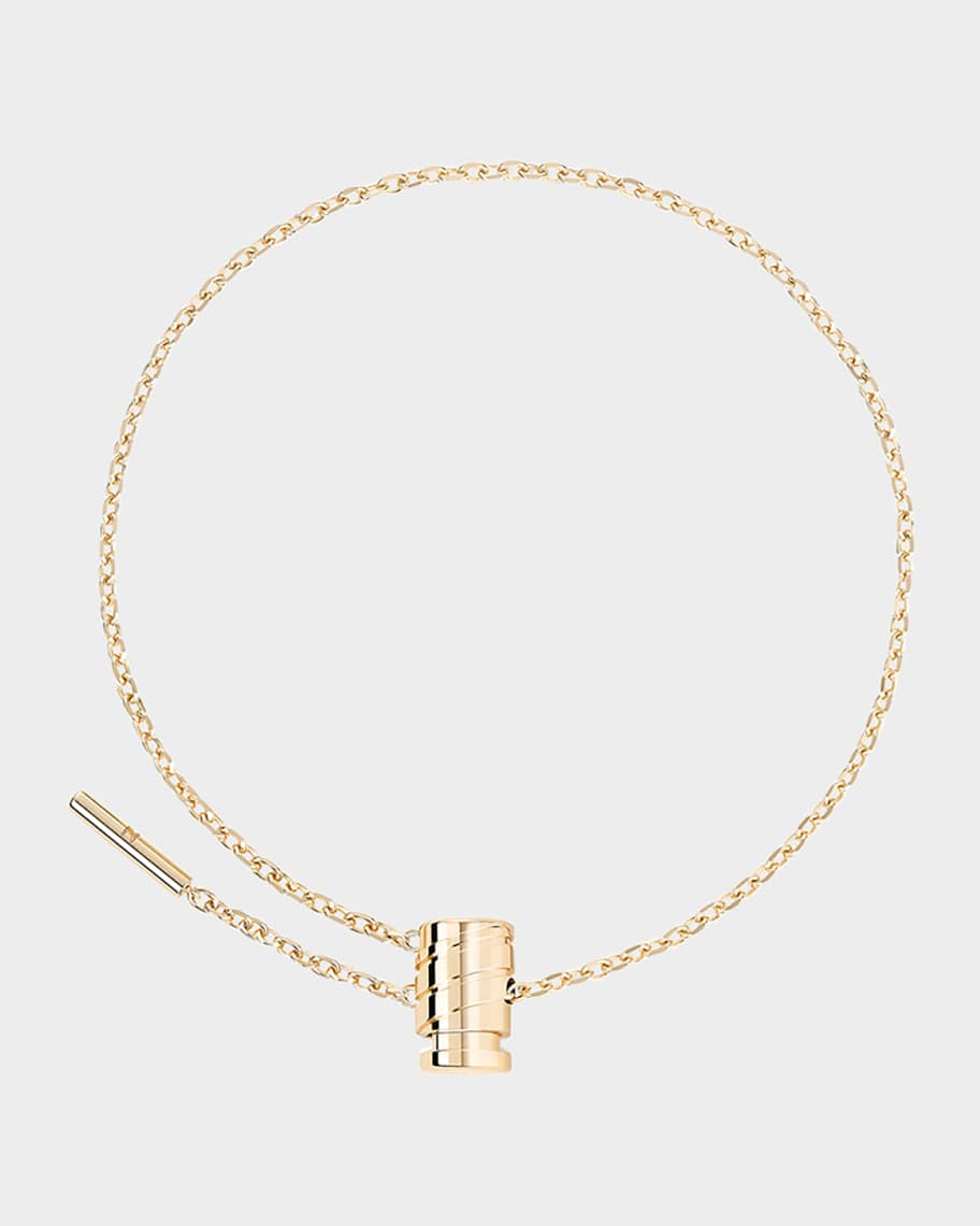 Nouvel Heritage 18K Gold Mini Latch Bracelet | Neiman Marcus