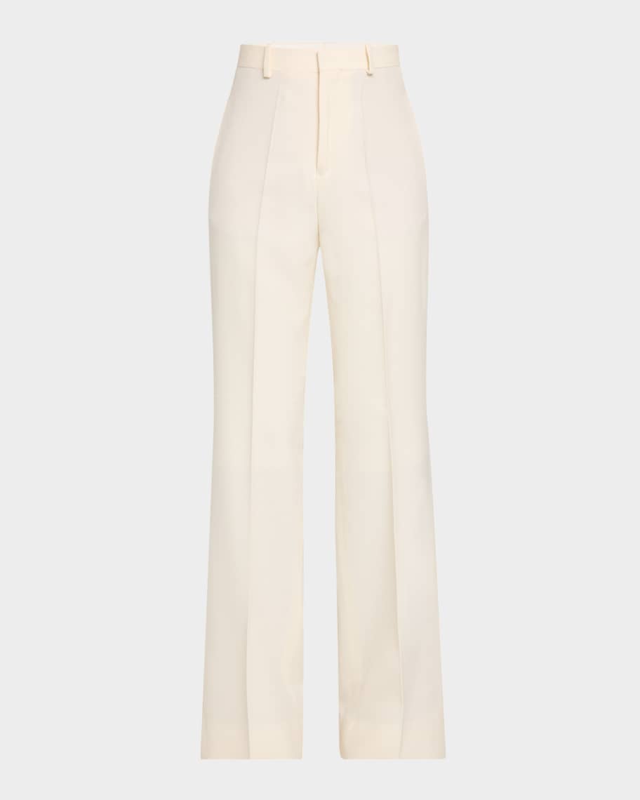 BITE Studios Credo Wool Straight-Leg Trousers | Neiman Marcus