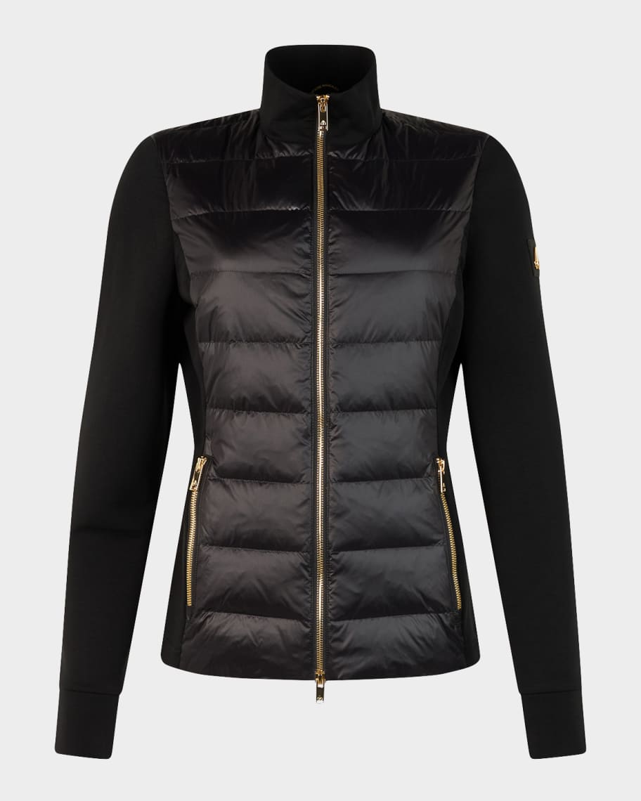 Moose Knuckles Naomi Hybrid Puffer Jacket | Neiman Marcus