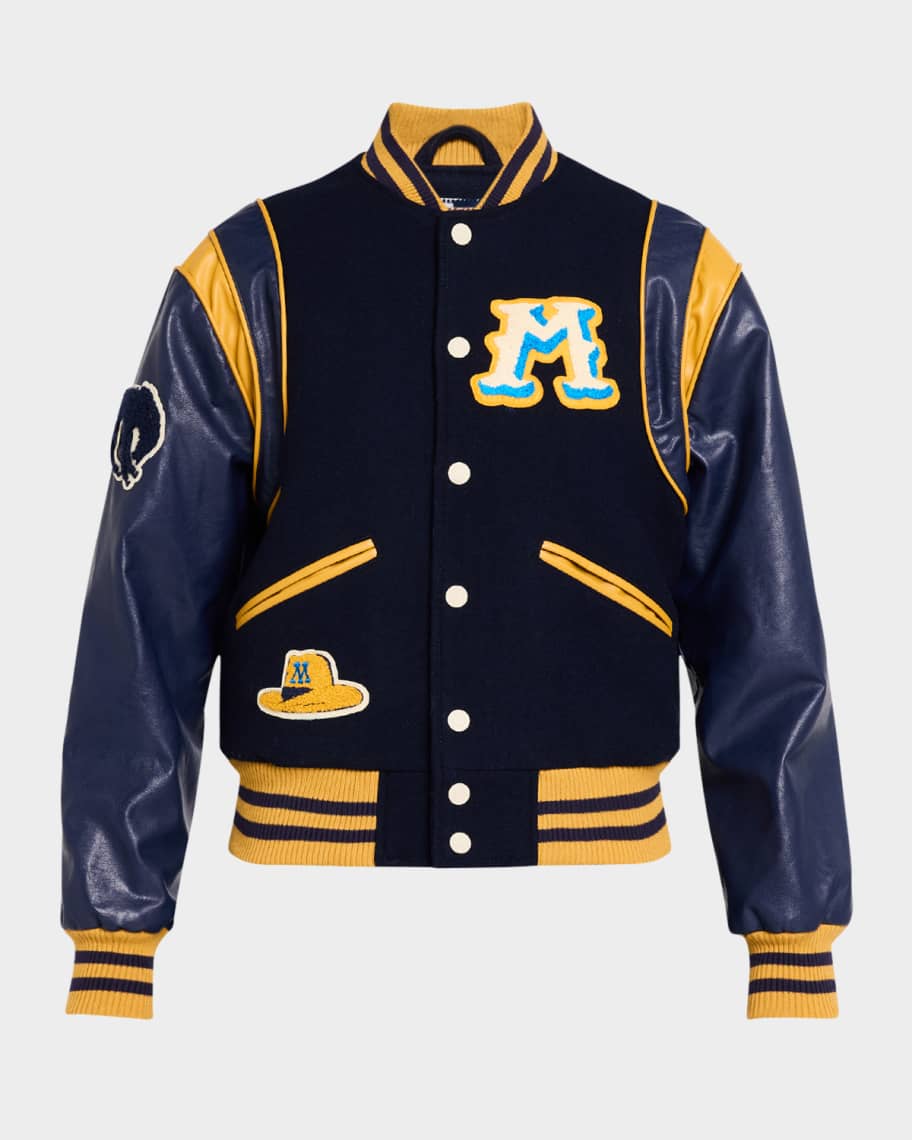 MOTHER The Fringe Team Spirit Varsity Jacket | Neiman Marcus