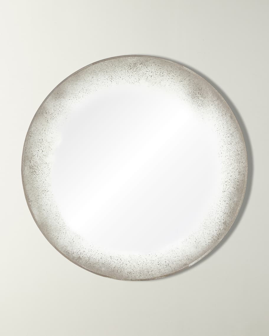 Mirror Home Distressed Round Mirror 36" | Neiman Marcus