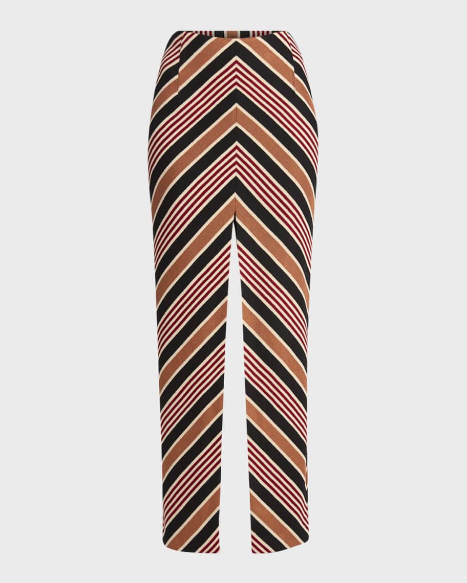 Missoni Chevron Slits Maxi Skirt | Neiman Marcus