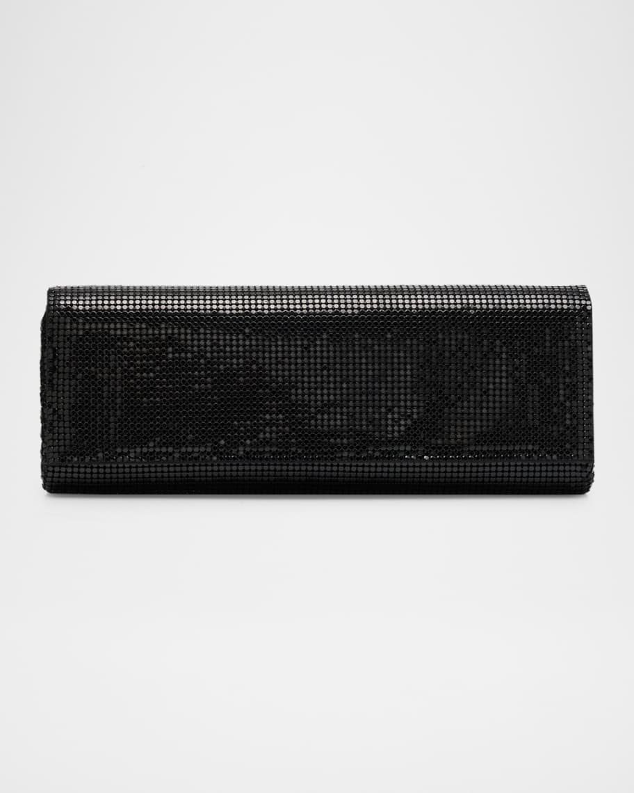 Whiting & Davis Flap Mesh Evening Clutch Bag | Neiman Marcus
