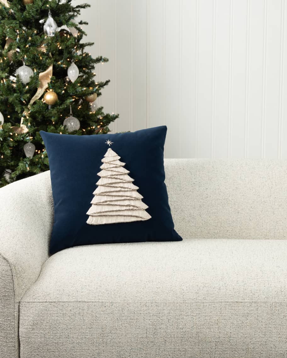 Elaine Smith Fraser Fir Pillow, 20" Square | Neiman Marcus