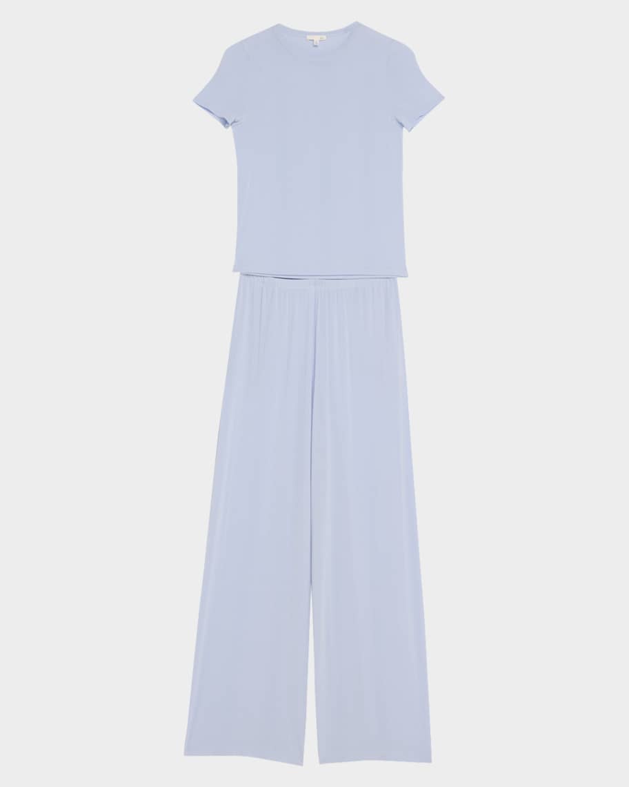 Skin Dreamy Organic Cotton Baby Tee & Pants Set | Neiman Marcus