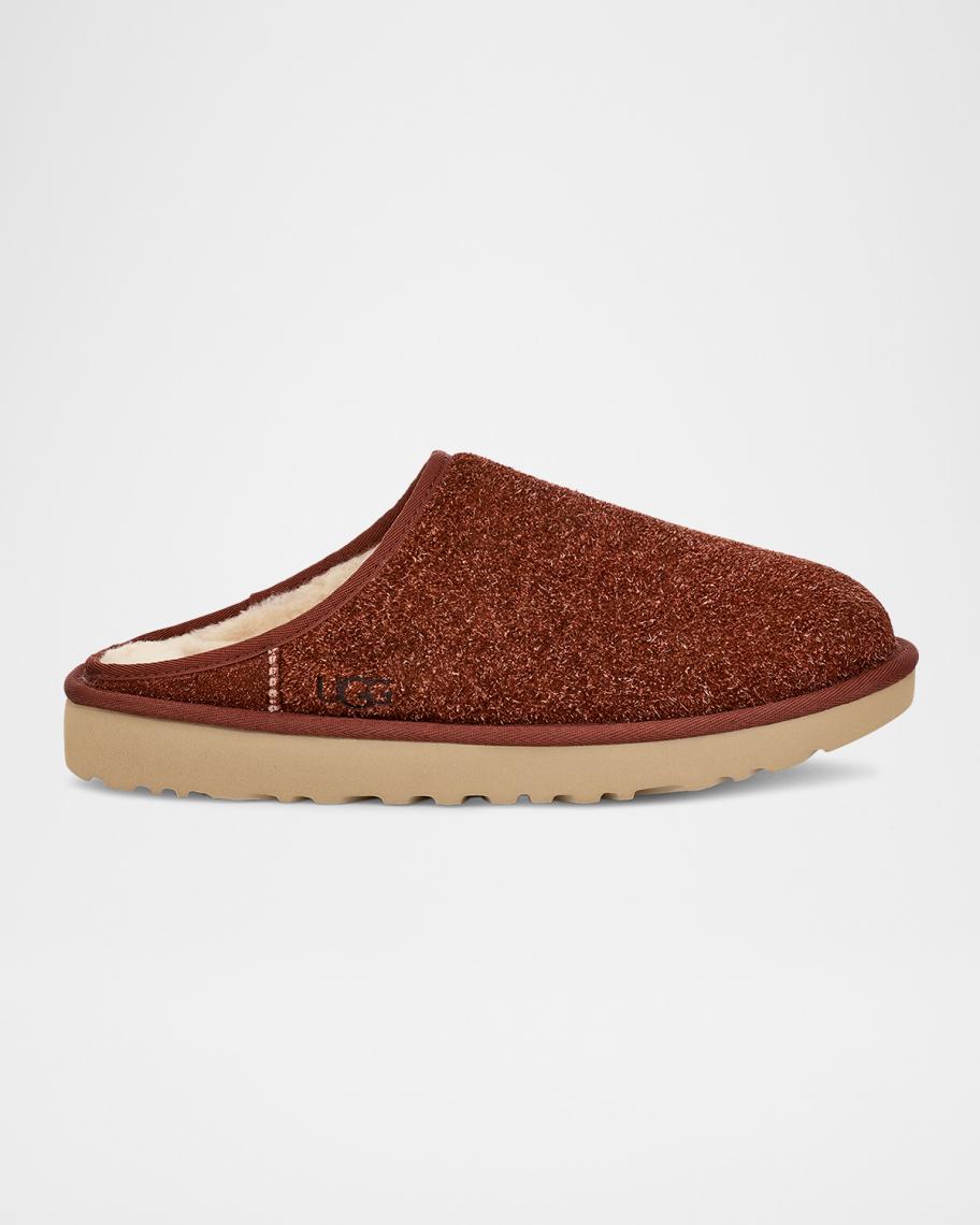 UGG Men's Classic Slip-On Shaggy Suede Slippers | Neiman Marcus