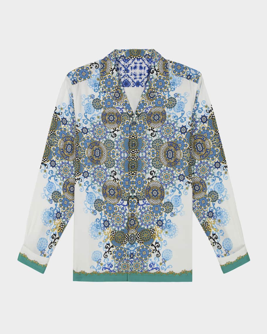 Robert Graham Men's Modesto Woven Sport Shirt | Neiman Marcus