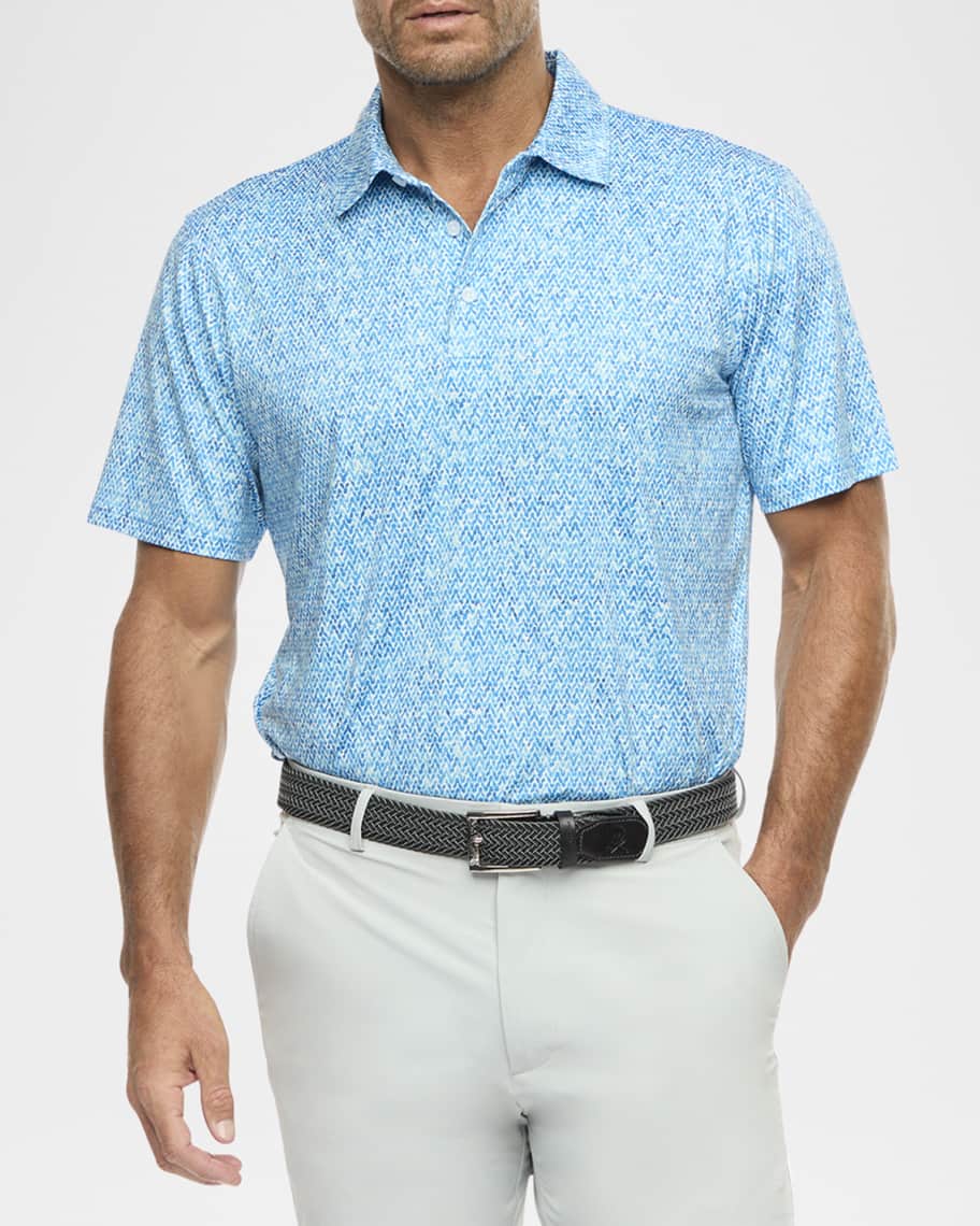 Robert Graham Men's Torin Stretch Polo Shirt | Neiman Marcus