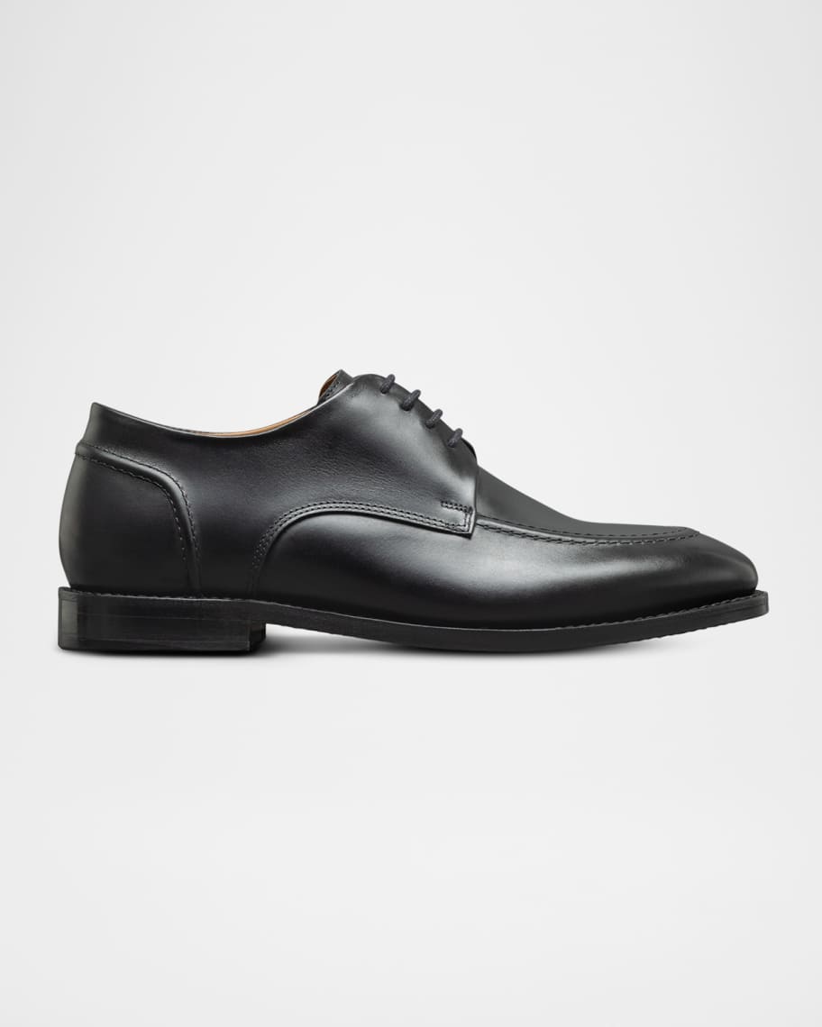 Allen Edmonds Men's Raymond Leather Apron-Toe Derby Shoes | Neiman Marcus