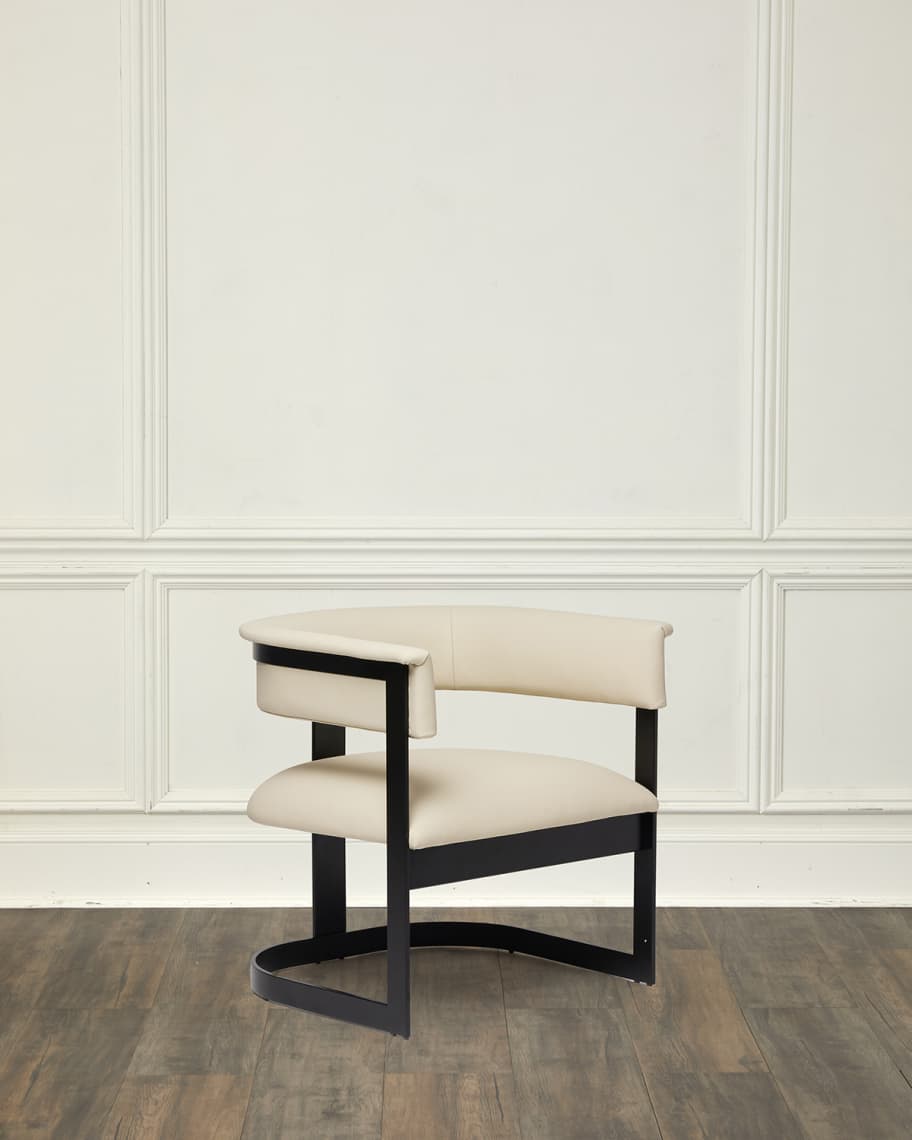 Interlude Home Darcy Leather Lounge Chair | Neiman Marcus