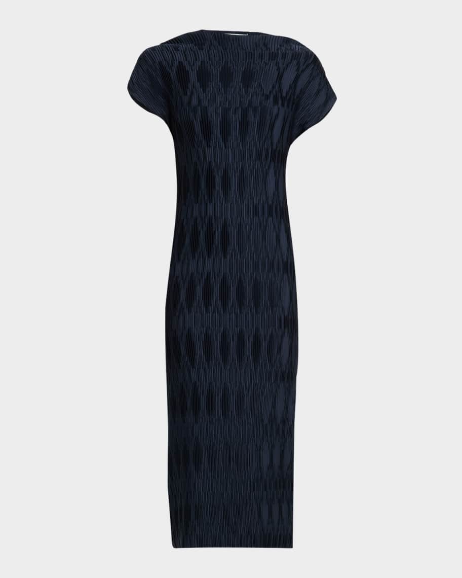 Veronica Beard Gramercy Pleated Midi Dress | Neiman Marcus
