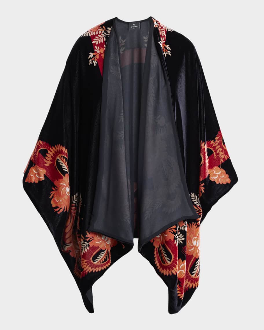 Etro Outerwear Cape | Neiman Marcus