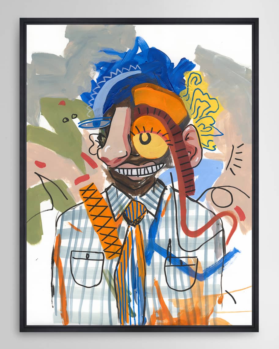 "Ray" Framed Giclee by Michel Smith Boyd, 32" x 43" | Neiman Marcus