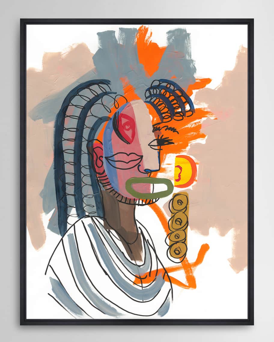 "Ro" Framed Giclee by Michel Smith Boyd, 26" x 34" | Neiman Marcus