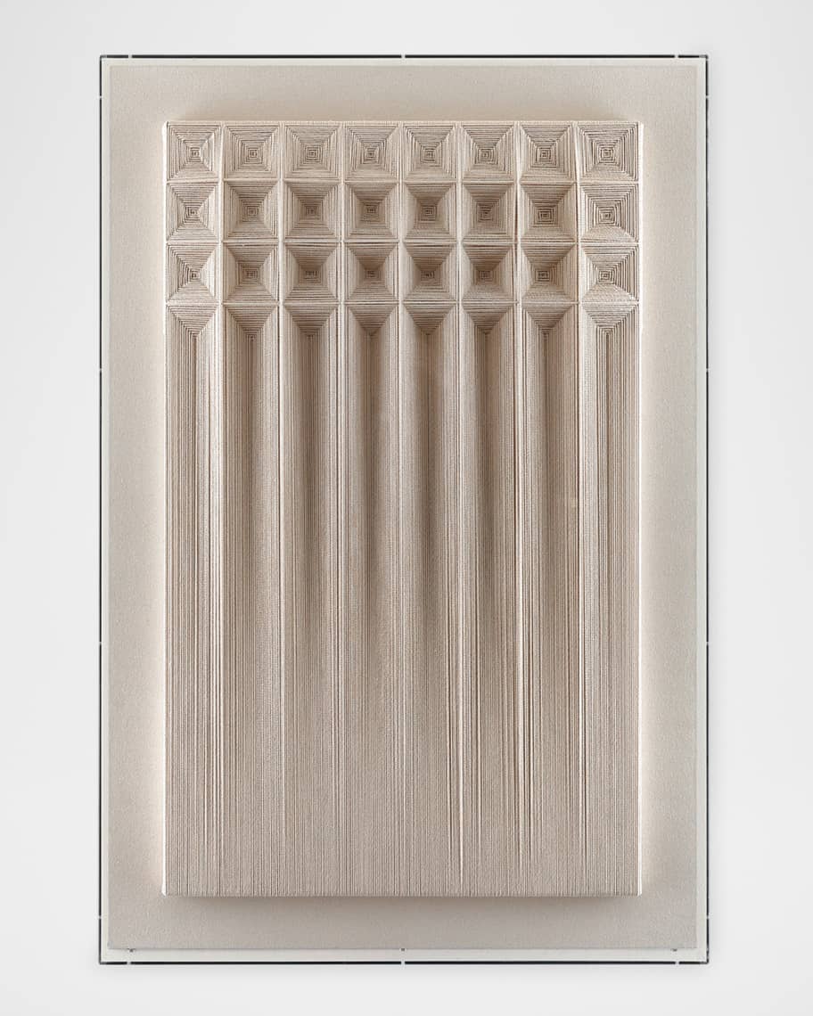 John-Richard Collection "Faceted Fabric" Textural Wall Art | Neiman Marcus