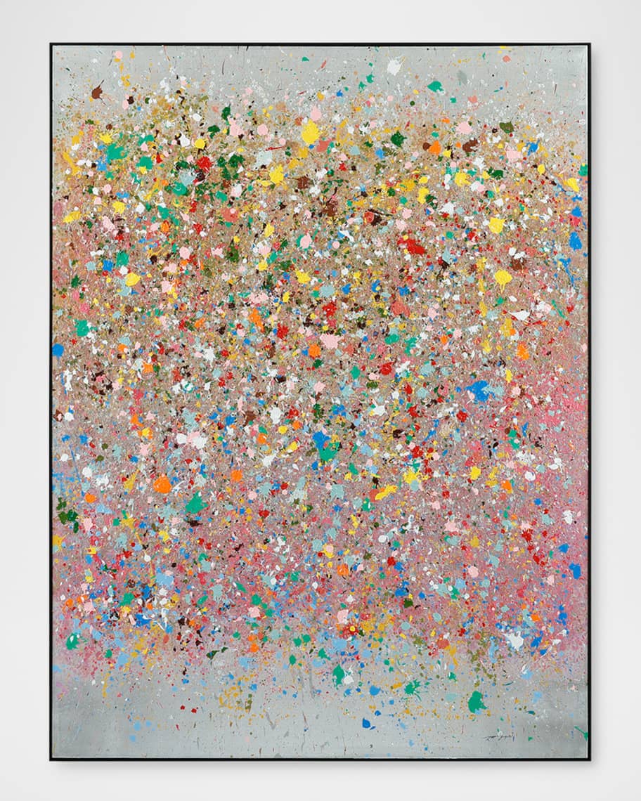 John-Richard Collection "Dancing Pigments I" Original Painting by Teng ...