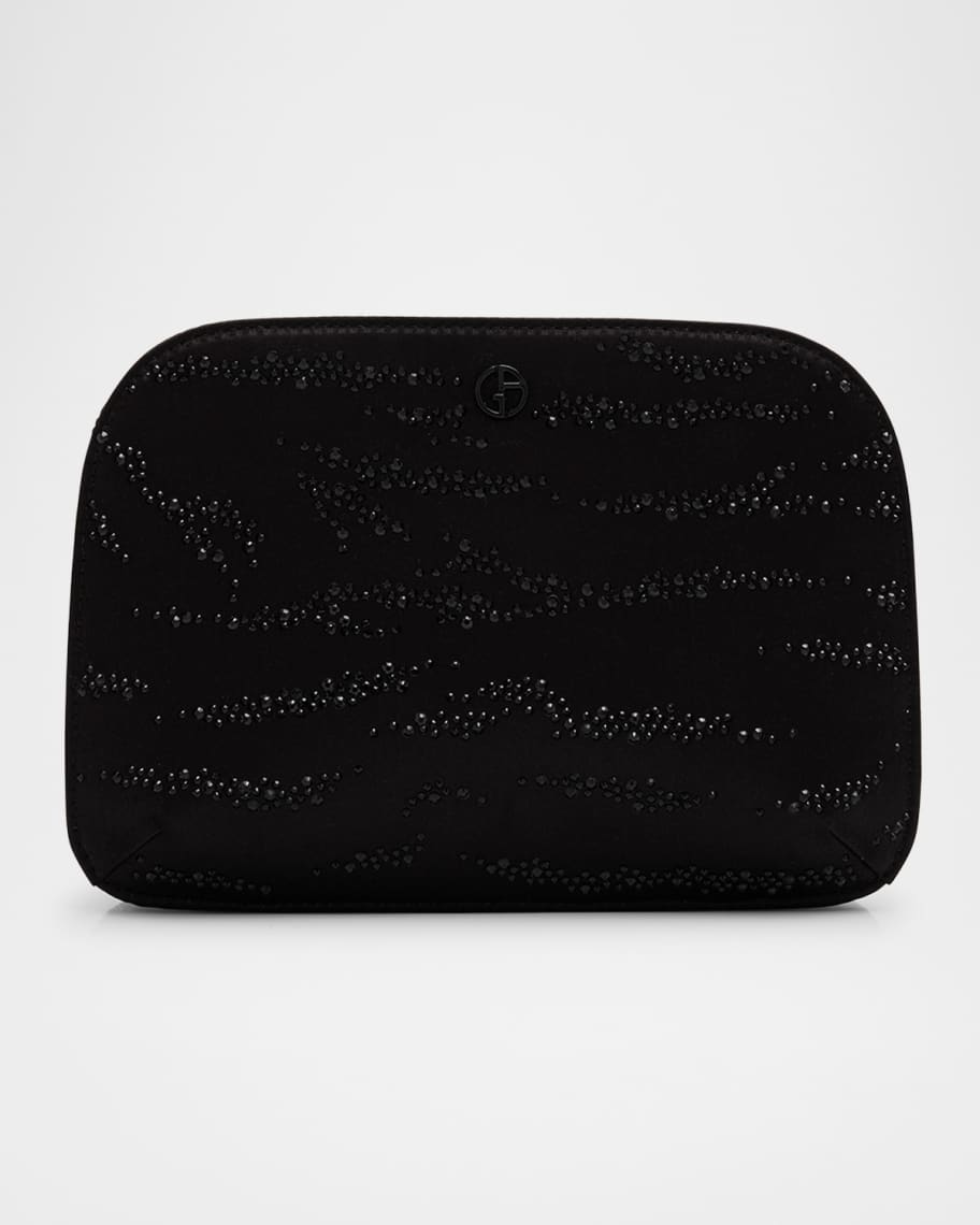 Giorgio Armani La Prima Crystal Silk Clutch Bag | Neiman Marcus