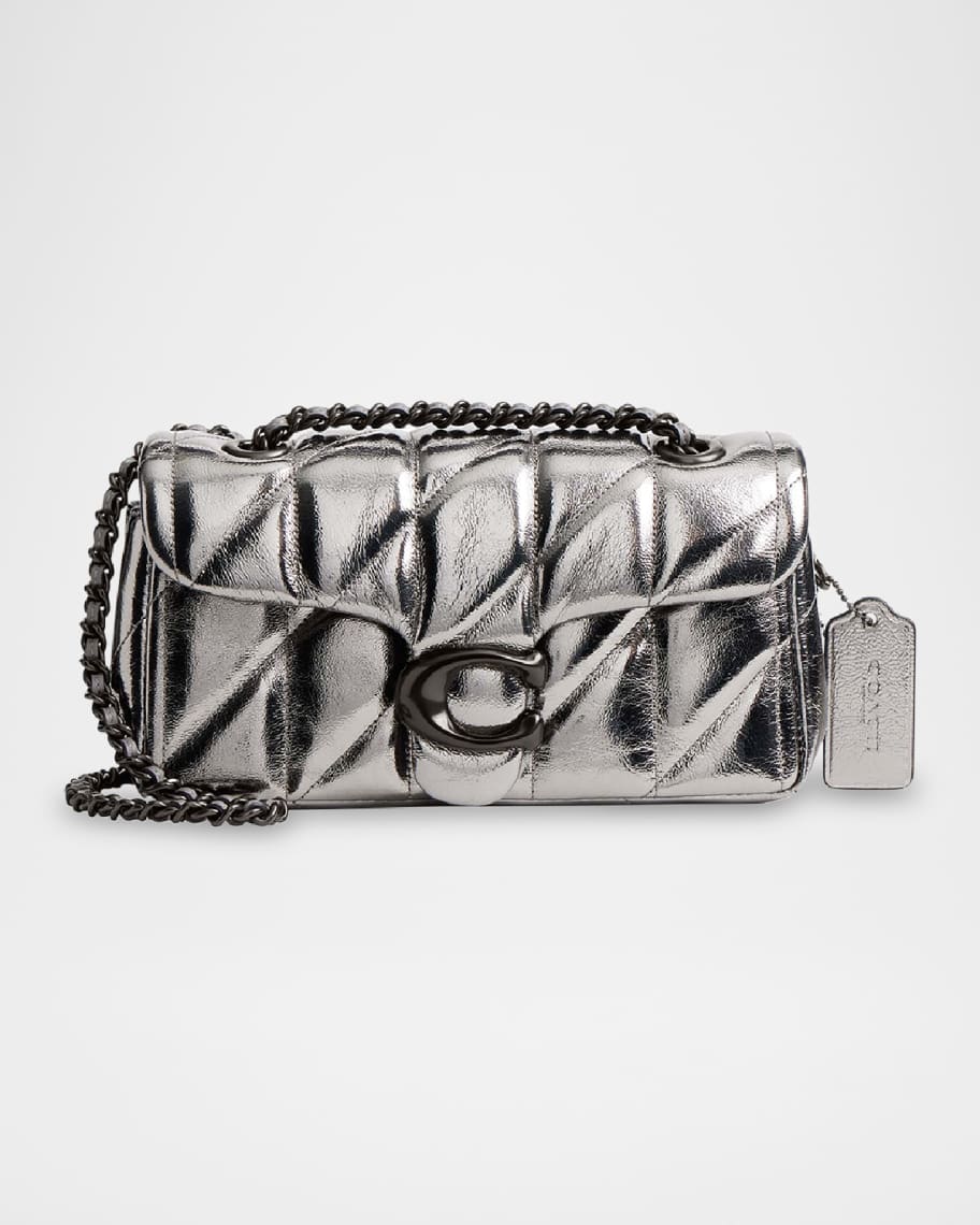 Coach Tabby 20 Quilted Metallic Leather Shoulder Bag | Neiman Marcus