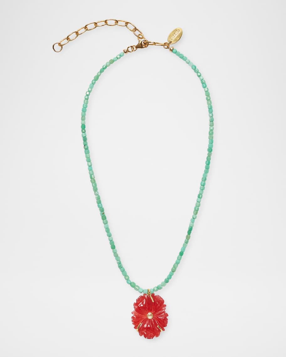 Lizzie Fortunato New Bloom Necklace In Poinsettia | Neiman Marcus